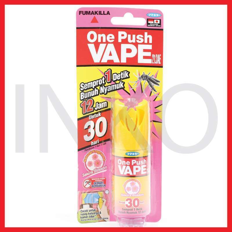 Jual Vape One Push Sakura Blossom Natural Fragrance 30 Hari - Pink [10 ...