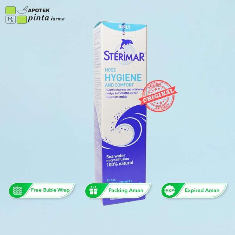 Jual Sterimar Nose Hygiene And Comfort, Obat Tetes Hidung 50 Ml Di ...