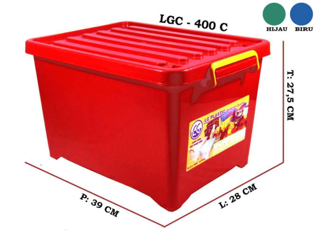 Jual box roda container 30 liter- box container- boxer roda-container ...
