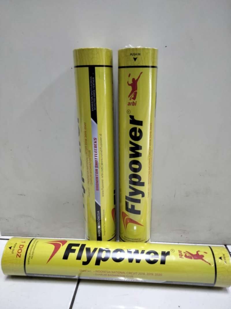 Jual SHUTTLECOCK BADMINTON FLYPOWER KUNING - Multicolor di Seller ...