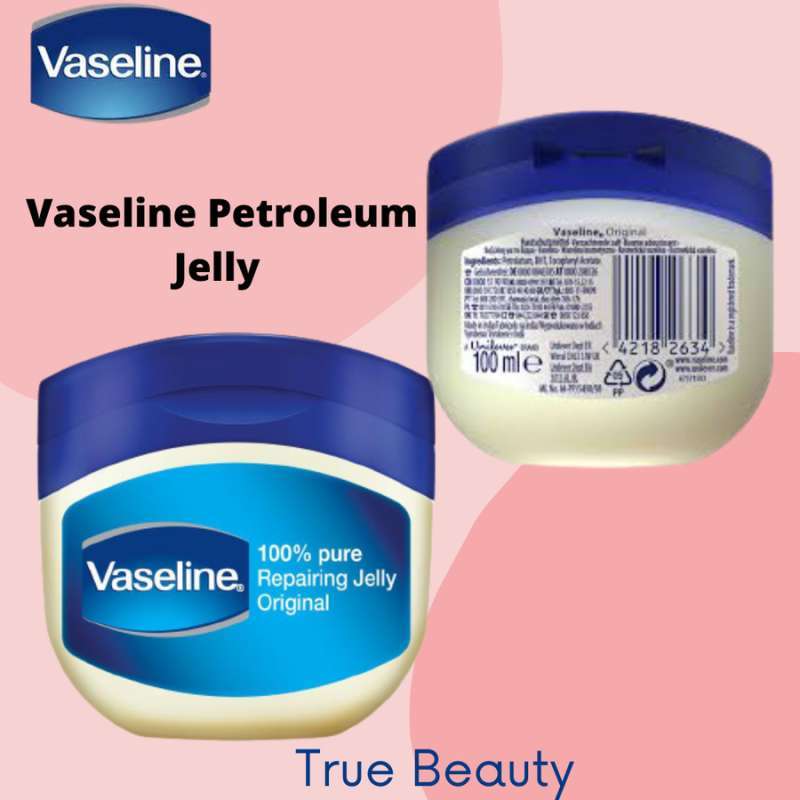 Jual Vaseline Petroleum Jelly Original 100Ml - Repairing Jelly,Kulit ...