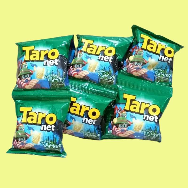 Jual Taro Net Potato Seaweed Snack 9 g [10 pcs/renceng] di Seller Juan ...