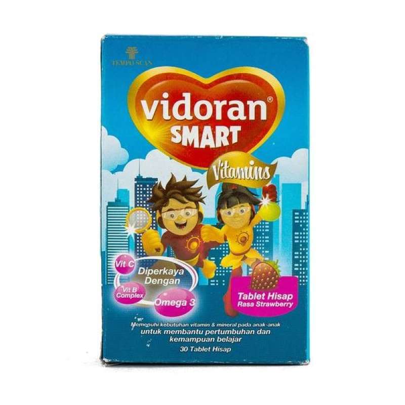 Jual VIDORAN Smart Vitamin Rasa Strawberry isi 30 tablets di Seller ...