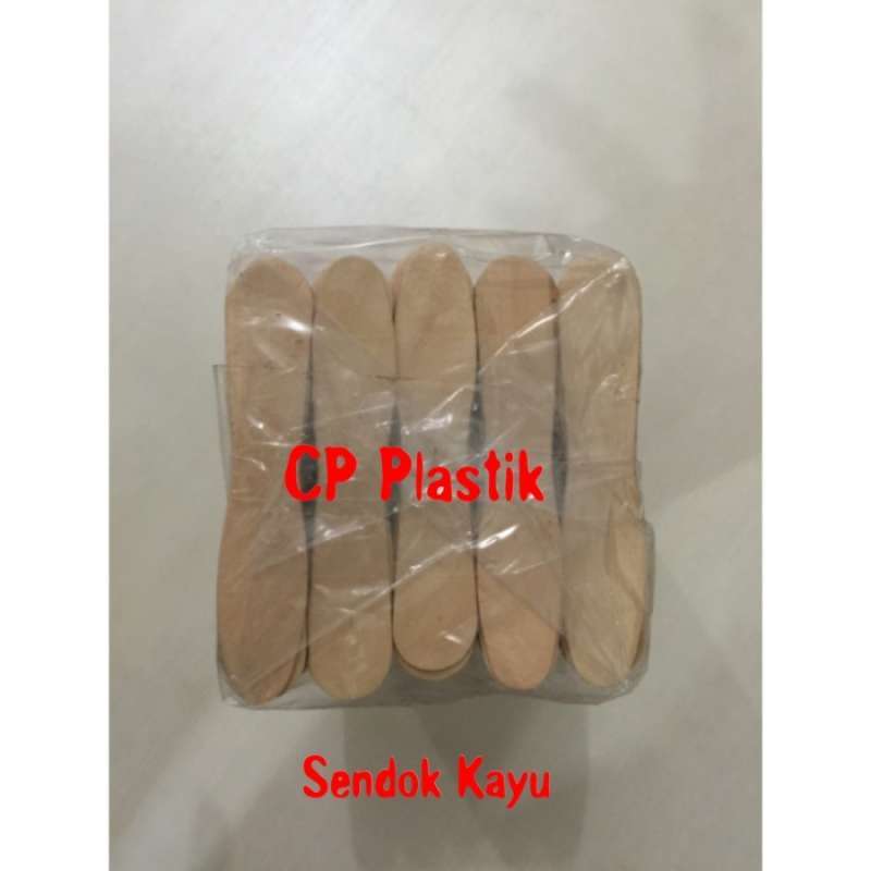 Jual Sendok Ice Cream Kayu (isi 500 Pcs) Di Seller Kumikaze Store ...