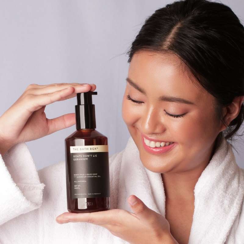 Jual THE BATH BOX Goats Don't Lie Geranium (Psoriasis, Eczema, Alergi ...