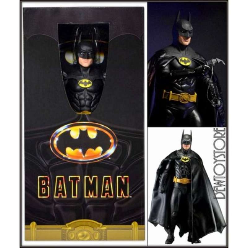 Jual NECA Toys 1-4 Scale Action Figure - Batman 1989 - Batman ( Michael ...