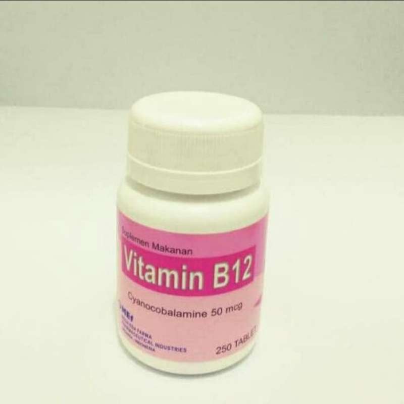 Jual vitamin B12 50mg 250 tablet di Seller TiaraShop - Wanasari, Kab ...