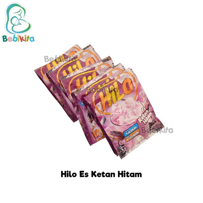 Promo HiLo Minuman Serbuk Tinggi Kalsium Rasa Es Ketan Hitam Renceng ...