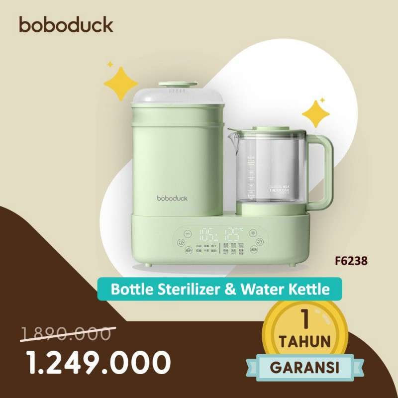 Jual Boboduck 2 In 1 Baby Bottle Sterilizer Dryer & Water Kettle Di ...