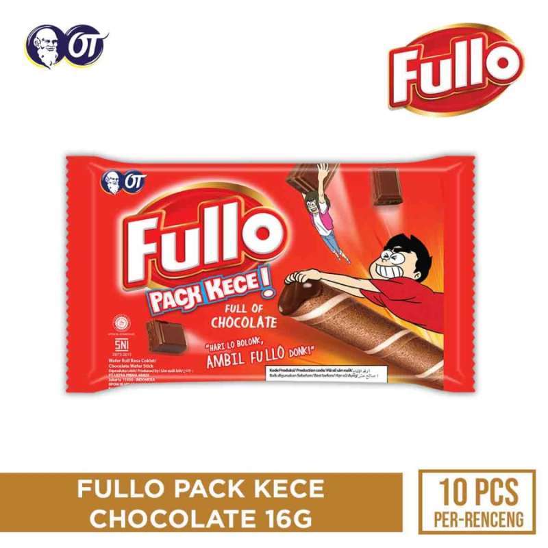 Jual FULLO PACK KECE CHOCOLATE 16GR - ISI 10 PCS di Seller OT Official ...