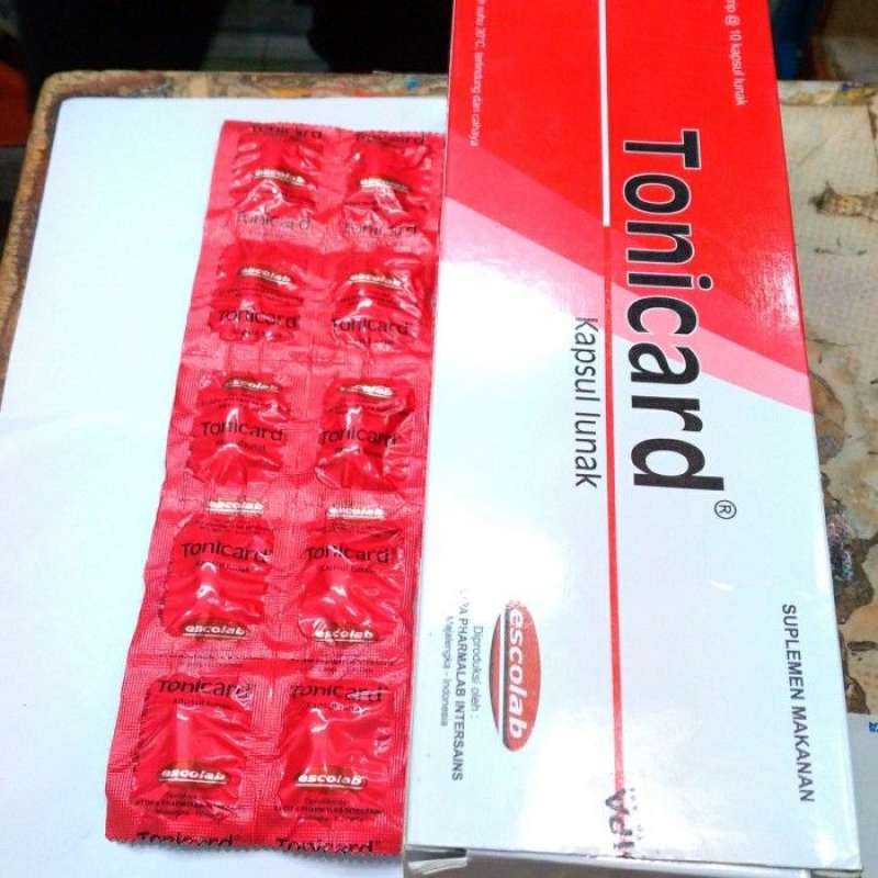 Jual Original Tonicard per lembar isi 10 kapsul di Seller Apt Setia ...