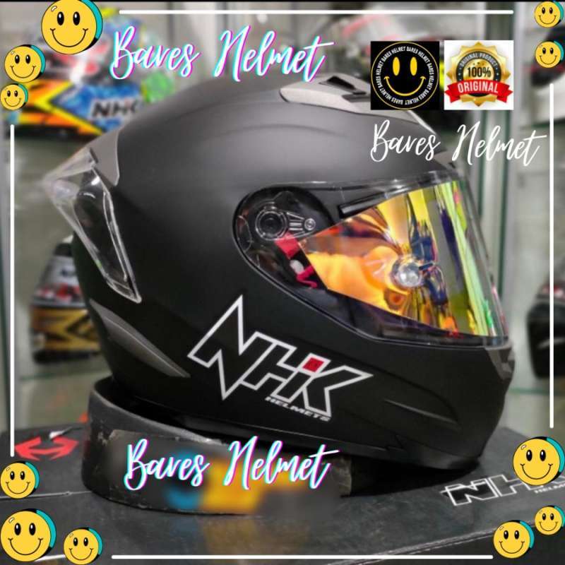 Jual Helm NHK RX9 Black Doff Paket Upgrade - M di Seller BARES ...