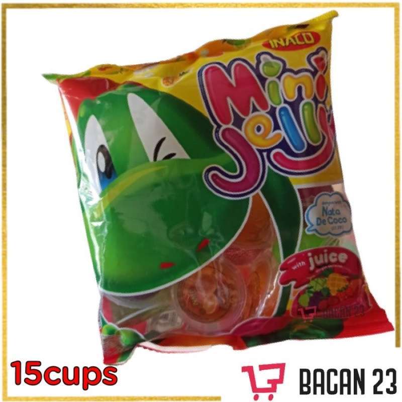 Promo Inaco Mini Jelly With Nata De Coco ( 375gr - 25cups ) - Jeli Buah ...