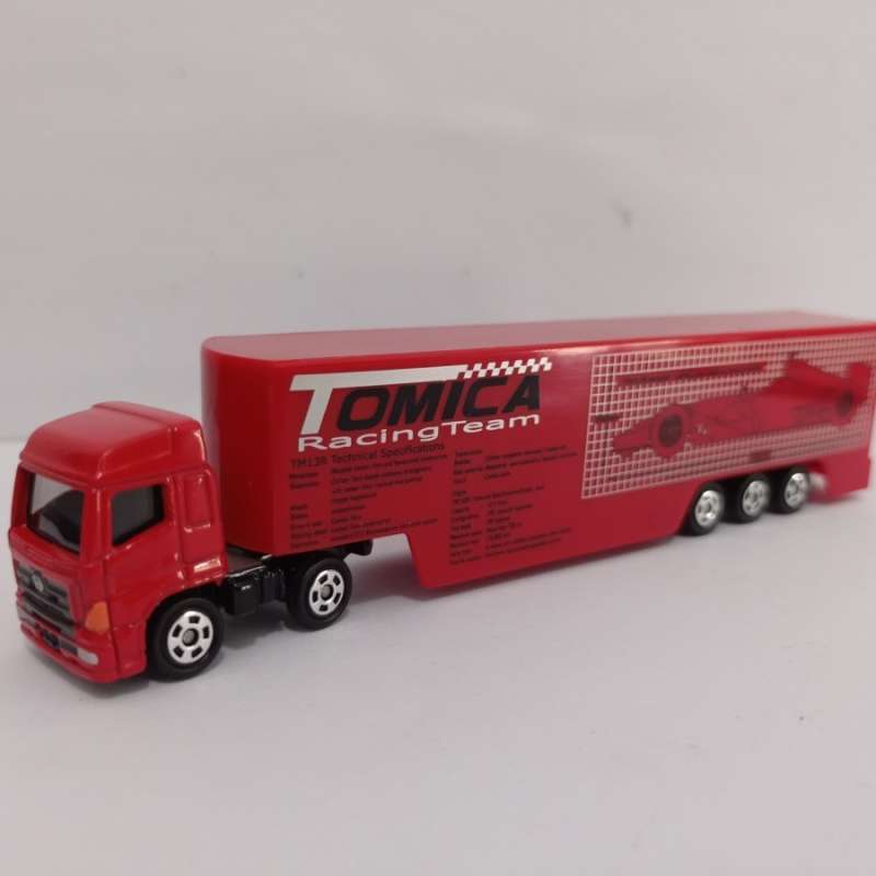 Jual Tomica No 129 Racing transporter truck miniatur mobil truk Takara ...