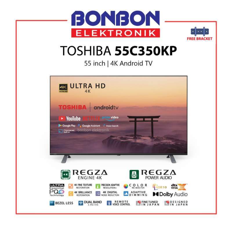 Promo Toshiba LED Smart Android TV 55 Inch 55C350KP UHD 4K HDR Diskon 5% di Seller Bonbon ...