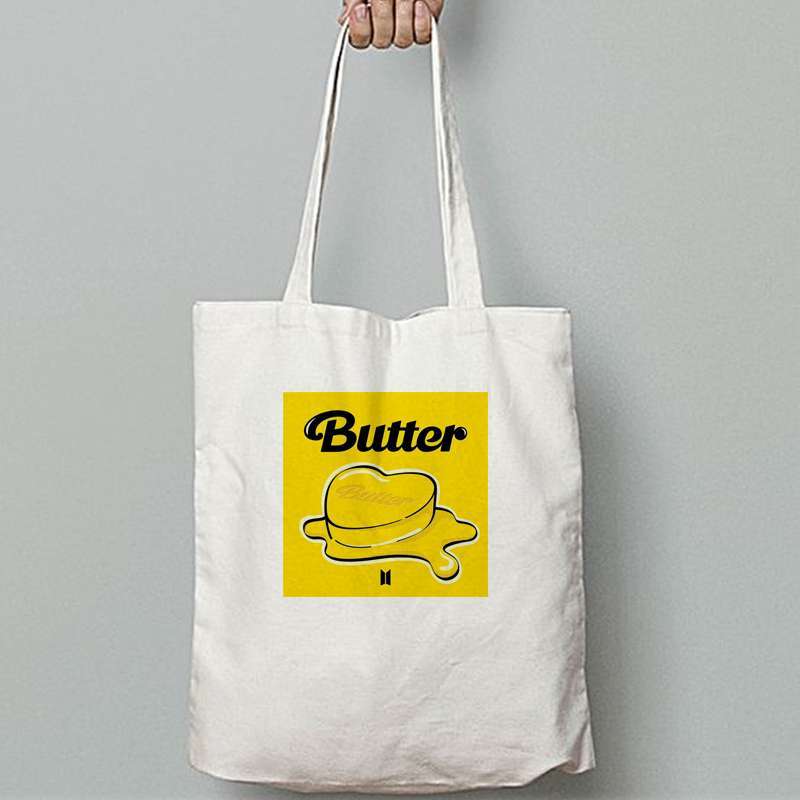 Jual Tas Bts Butter / Tas Butter Bts/ Tas Totebag Bts / Tas Tote Bag ...
