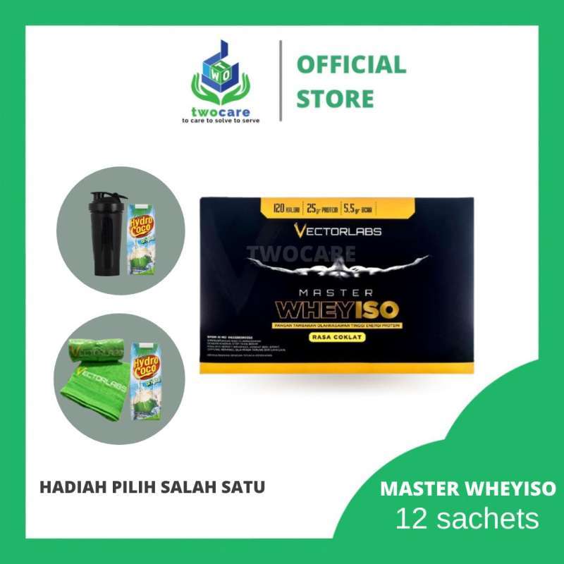 Promo Vectorlabs Master Whey ISO 12 Sachet Vector Labs Whey Isolate ...