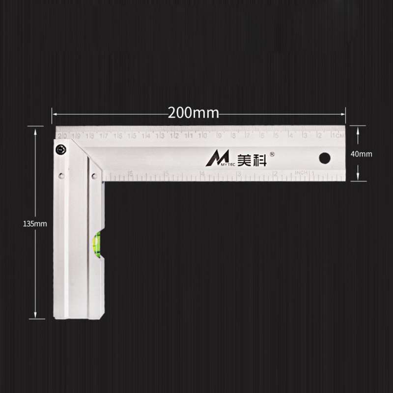 Jual Right Angle Ruler Combination Set Square Stainless Steel Ruler ...