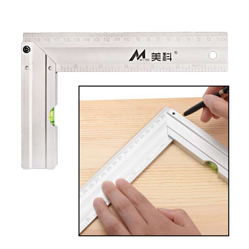 Jual Right Angle Ruler Combination Set Square Stainless Steel Ruler ...