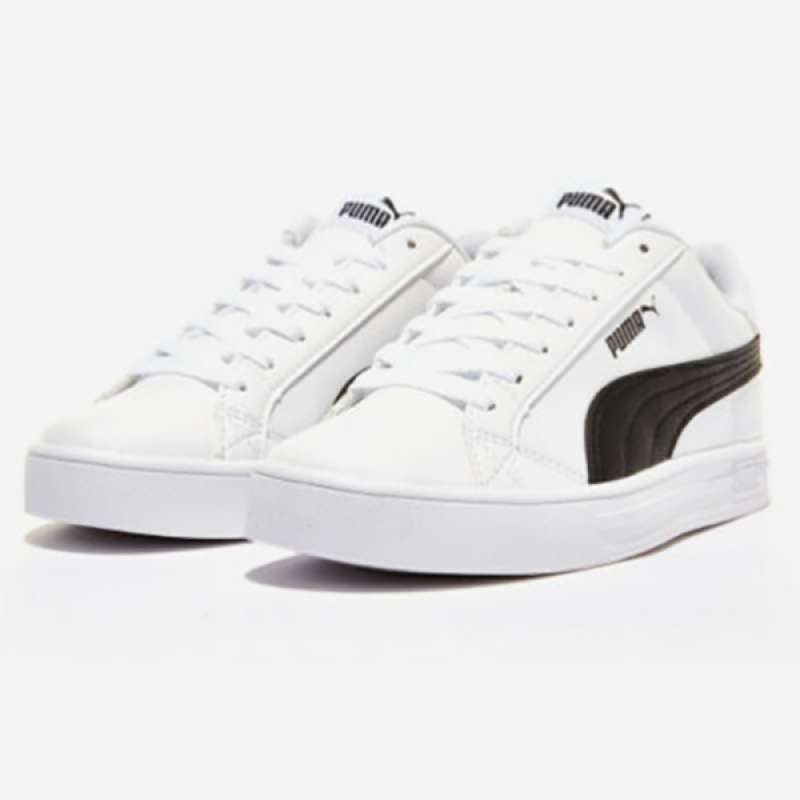 Jual Sepatu Puma Smash Vulc V3 LO Puma White-Black ORIGINAL di Seller ...