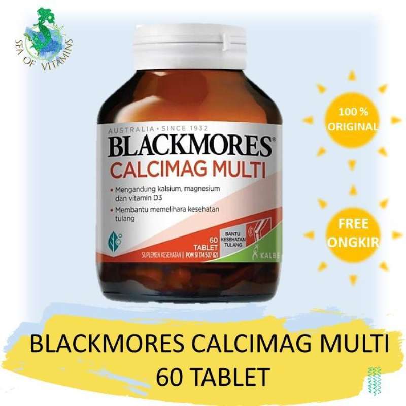 Jual Blackmores Calcimag Multi 60 Tablet / vitamin tulang dan sendi ...