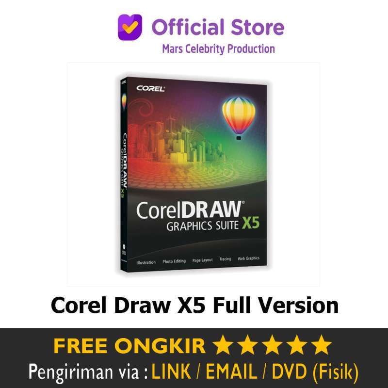 Jual Software Corel Draw X5 Graphic Suite Full Version CorelDraw X5 PRO Plus Program Aplikasi di ...