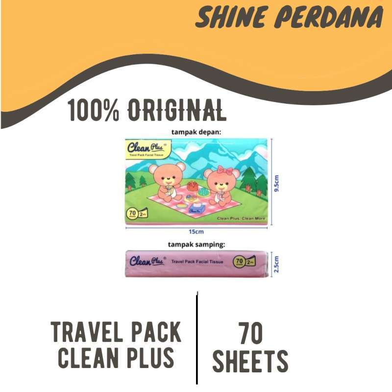 Jual [SPECIAL EDITION] Tisu Tissue Facial Pulp Travel Pack CLEAN PLUS ...