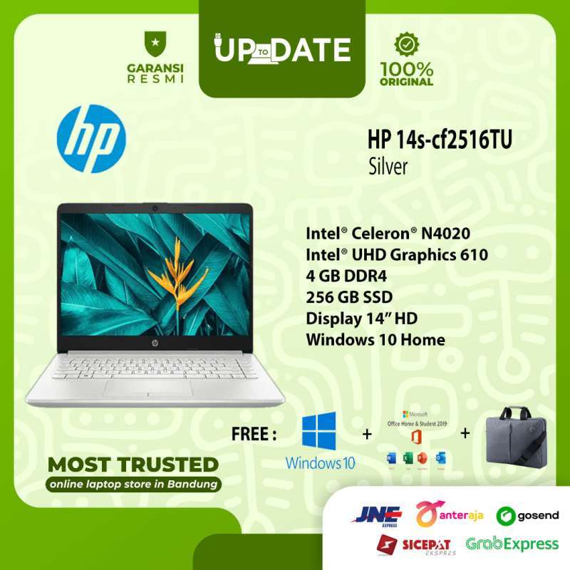 Jual Hp 14s-cf2516tu - Laptop - [intel® Celeron® N4020 / 4gb Ddr4 ...