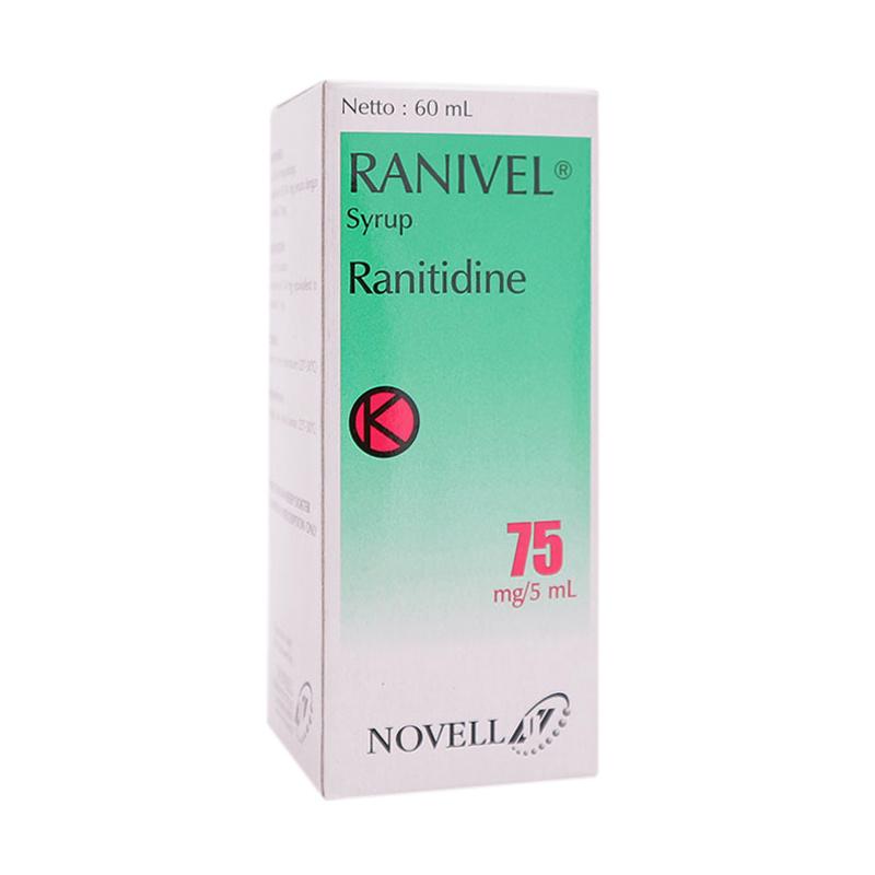 Promo Ranivel Sirup 75Mg/5 Ml Obat Kesehatan [60 mL] Diskon 3% di ...
