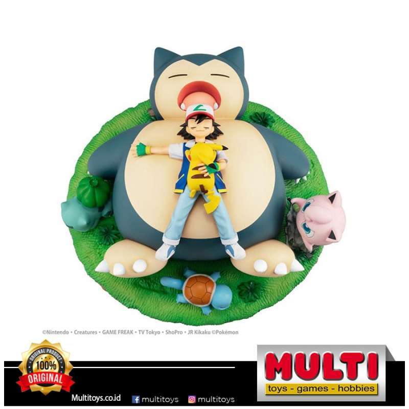 Jual Gem Pocket Monster A Nap With Snorlax 83043 / Figure / Mainan ...