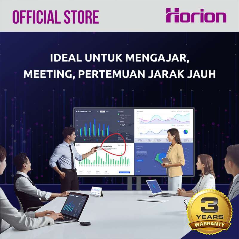 Jual Horion Interactive Flat Panel Display Led 55 Inch 6 In 1 - Ifp 55 ...