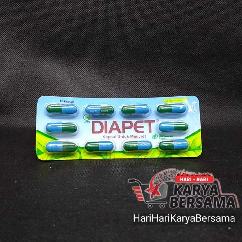 Jual OBAT DIAPET KAPSUL UNTUK MENCRET DIARE ISI 10'S di Seller HariHariKaryaBersama - Pandau ...