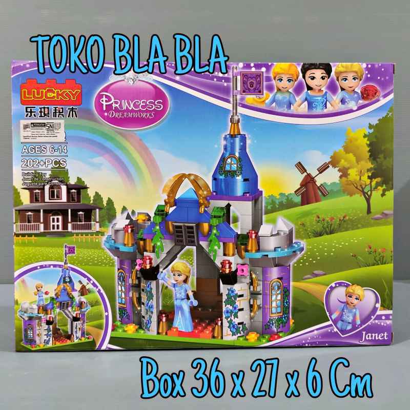 Jual Brick Lucky 20039Q Princess DreamWorks Castle Minifigure Janet ...