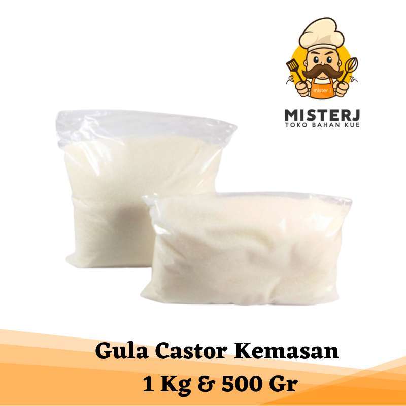Jual Gula Castor / Gula Halus Castor / Gula Halus 1Kg & 500 Gr, Ukuran ...