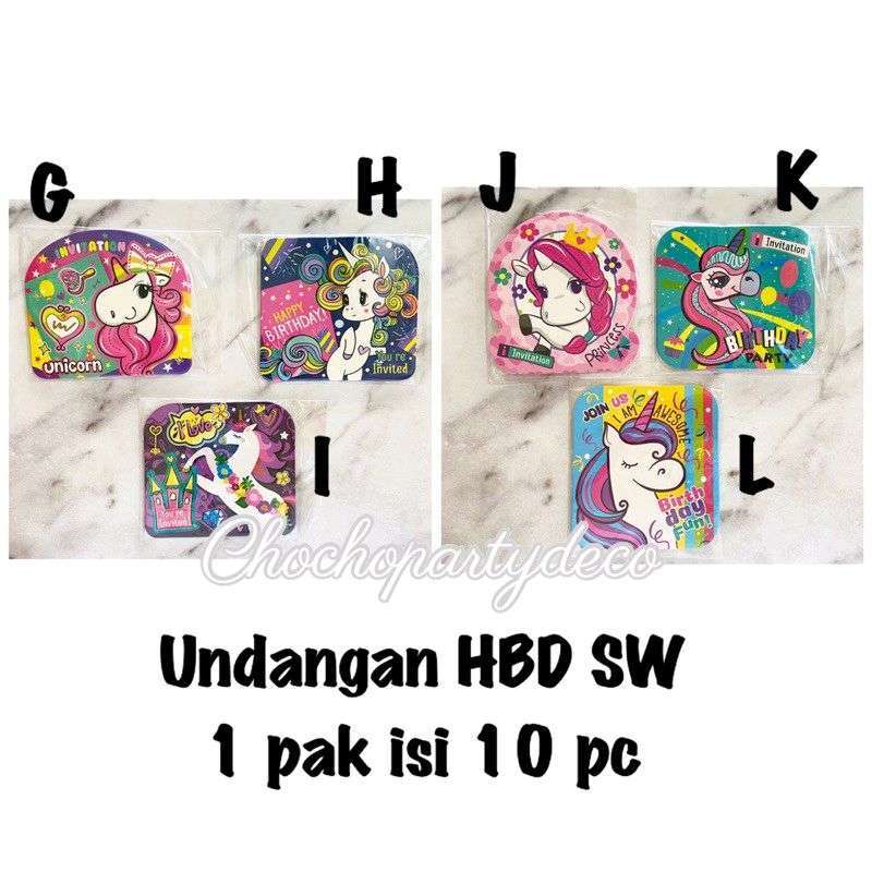 Jual Kartu Undangan Ulang Tahun UNICORN SW Isi 10 pc / Kartu Undangan ... Jual Kartu Undangan Ulang Tahun UNICORN SW Isi 10 pc / Kartu Undangan ...