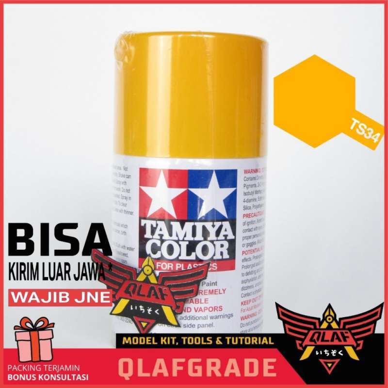 Jual Tamiya Camel Yellow Ts-34 - Cat Gundam Model Kit Spray Can Di ...