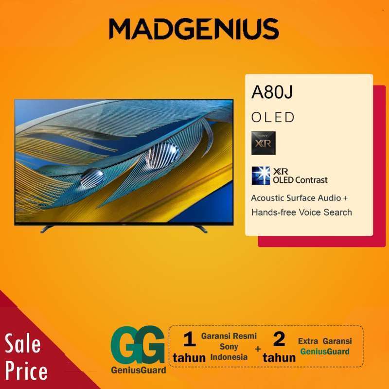 Jual Sony Original Xr-55a80j / Xr55a80j /xr 55a80j /55a80j Oled Tv 55 Inch A80j Smart Tv Android ...