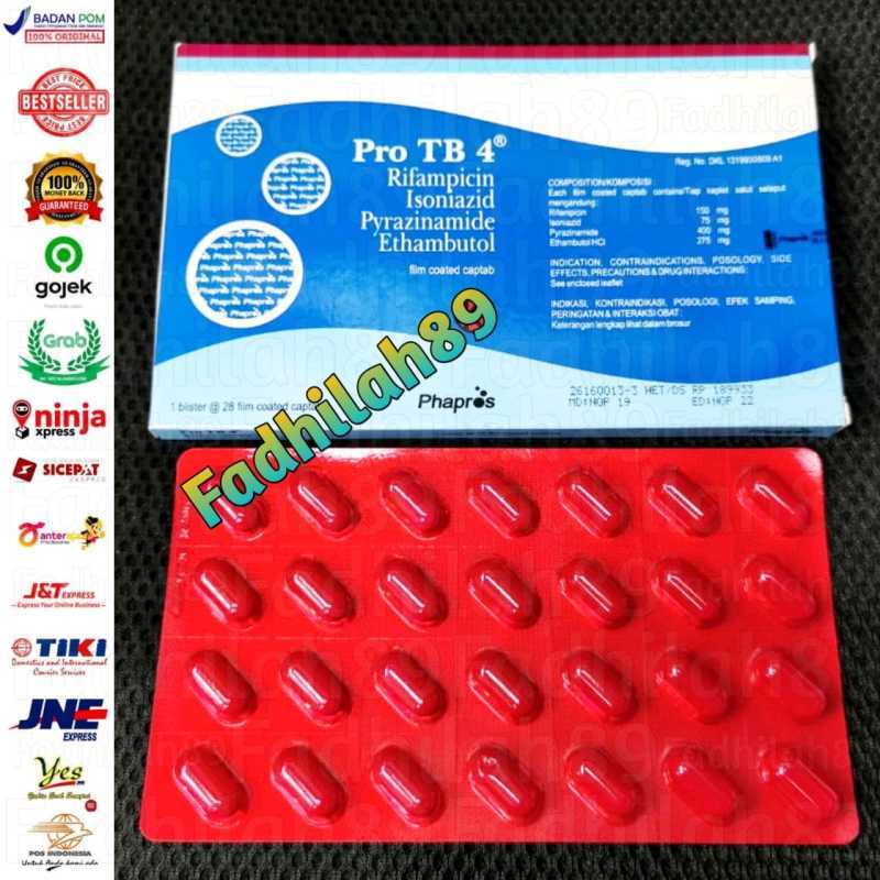 Promo Pro Tb 4 Original 28 Tablets - Obat Tbc Tuberkulosis Diskon 35% ...