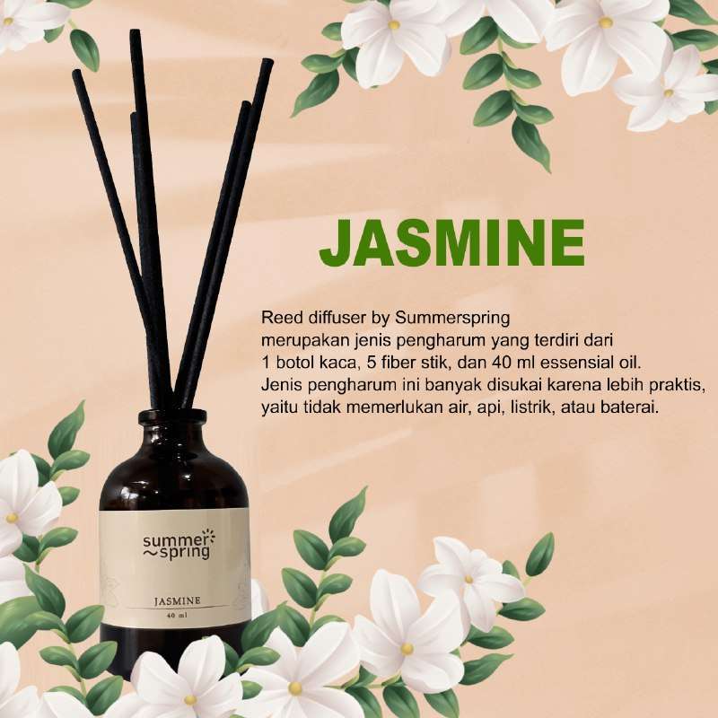 Jual Summer Spring Reed Diffuser Pengharum Ruangan dan Aromaterapi ...