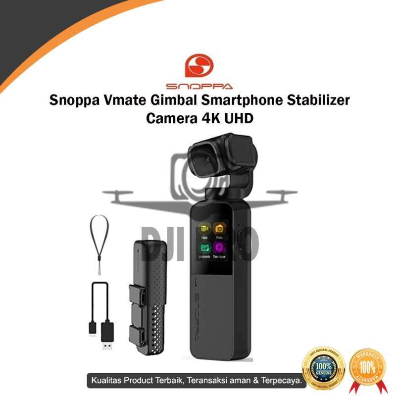 Jual Snoppa Vmate Gimbal Smartphone Stabilizer Camera 4K ULTRA HD di Seller DG PRO Official ...