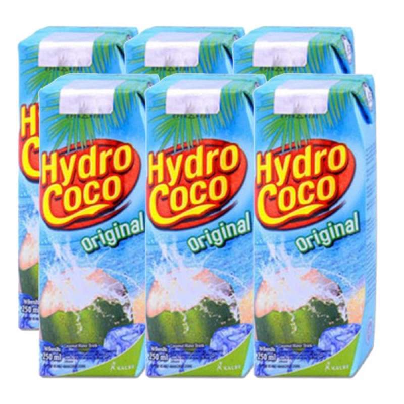 Jual HYDRO COCO AIR KELAPA ASLI - 250ML [PAKET 6PC] / HYDROCOCO ...