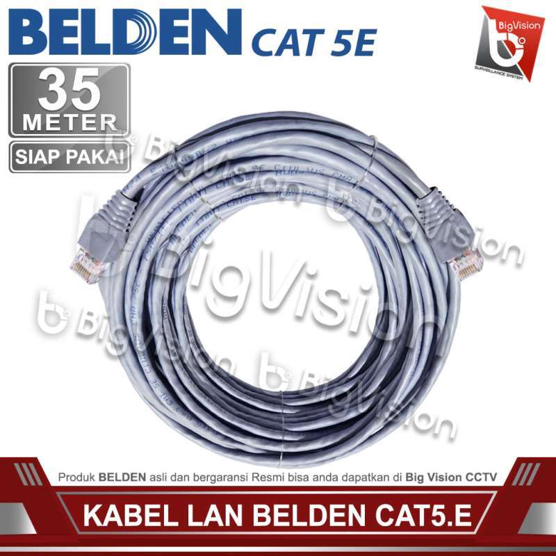 Jual KABEL UTP LAN BELDEN CAT 5E 35 METER SIAP PAKAI di Seller BIG ...