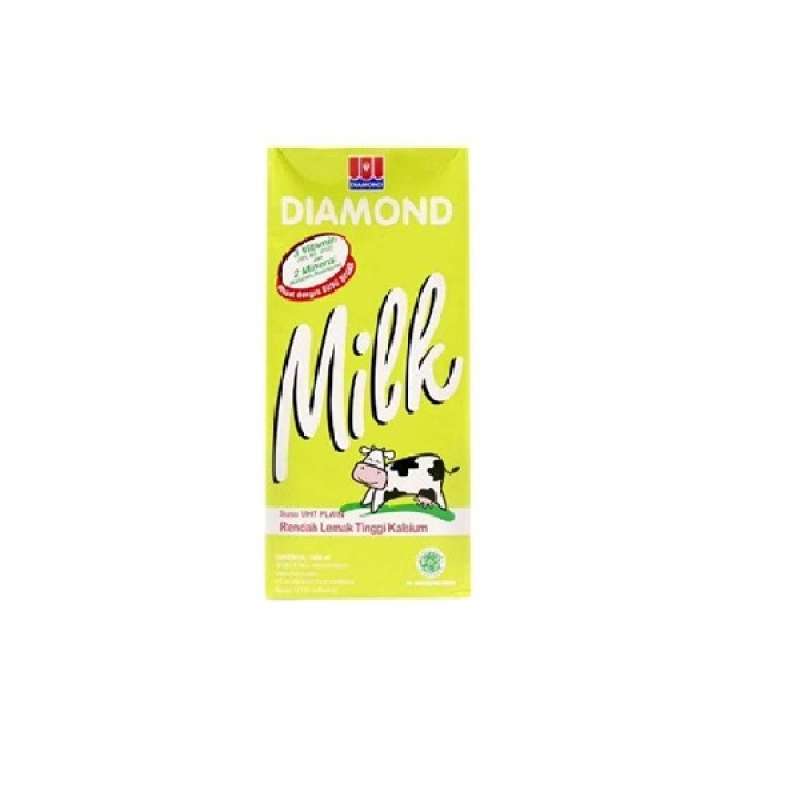 Jual DIAMOND MILK UHT LOW FAT HIGH CALCIUM 200 ML di Seller Hypermart ...