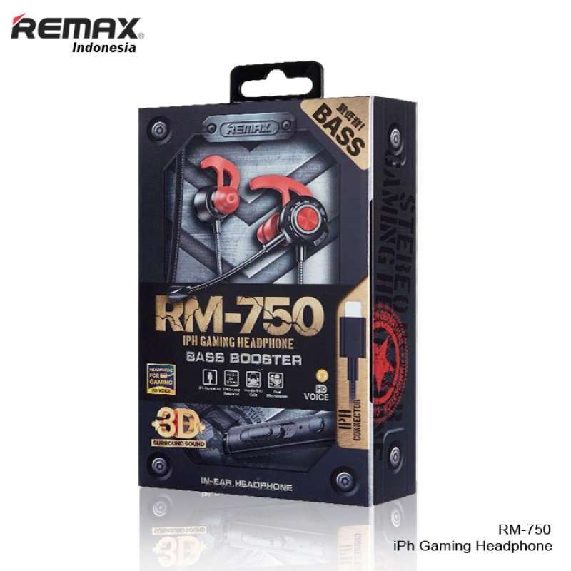 Jual Remax Headphone For Gaming Type Iph Rm-750 Di Seller Remax ...