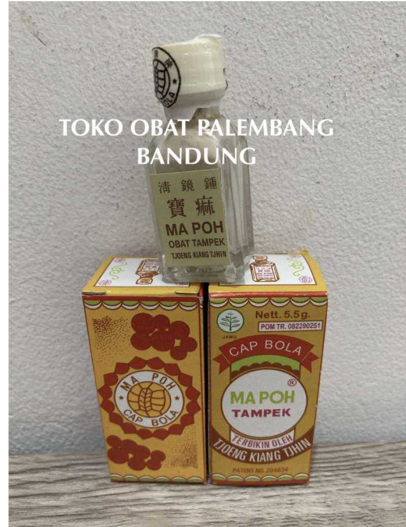 Jual MAPOH TAMPEK 5.5GR CAP BOLA TJOENG KIANG TJHIN OBAT CAMPAK TAMPAK ...