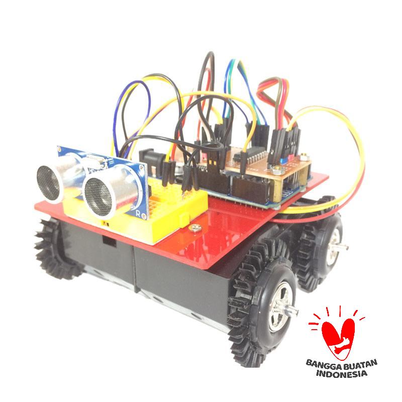 Jual Algorista Kit Smart Car Robot Arduino Wall Avoider Follower with Video Learning di Seller ...
