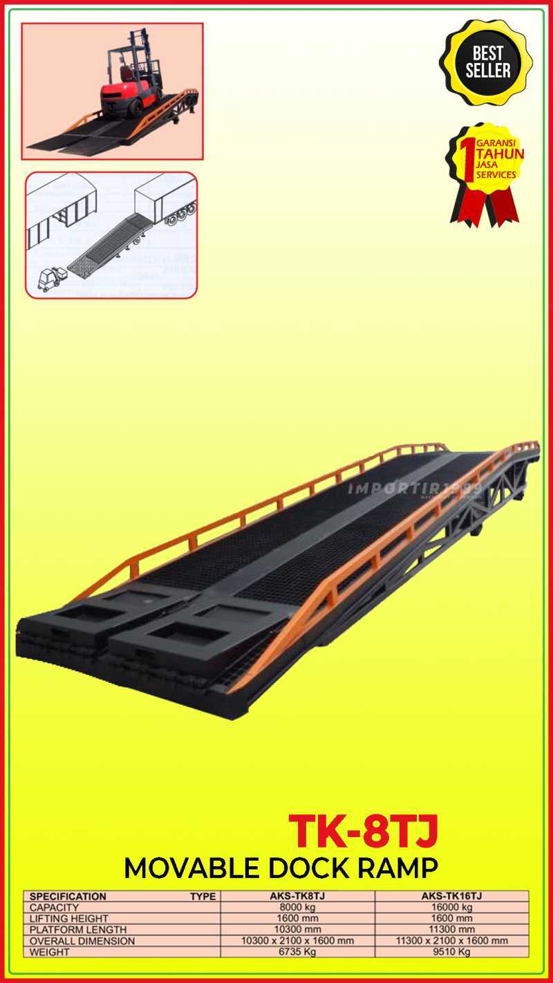 Jual Dermaga Bongkar Muat Movable Loading Dock Ramp 8 Ton 1.6 M - Tk8tj ...