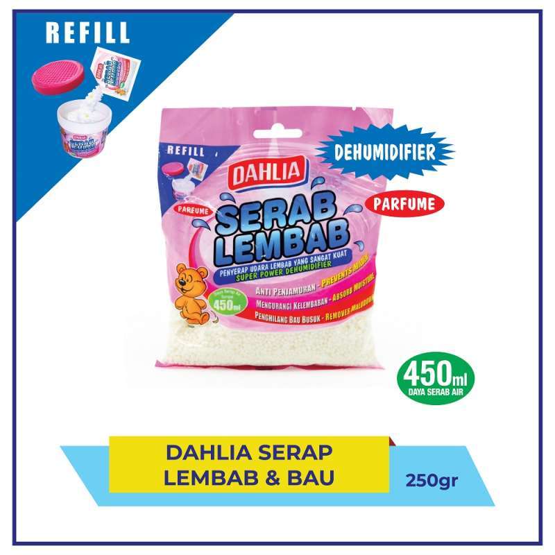 Promo Refill Dahlia Serab Lembab Perfume pink mampu Serap Air 450ML 250 ...
