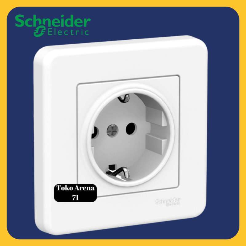 Jual Stop Kontak Schneider Leona Ib Tanam Non Cp - Cp - 1 Gang Stop ...