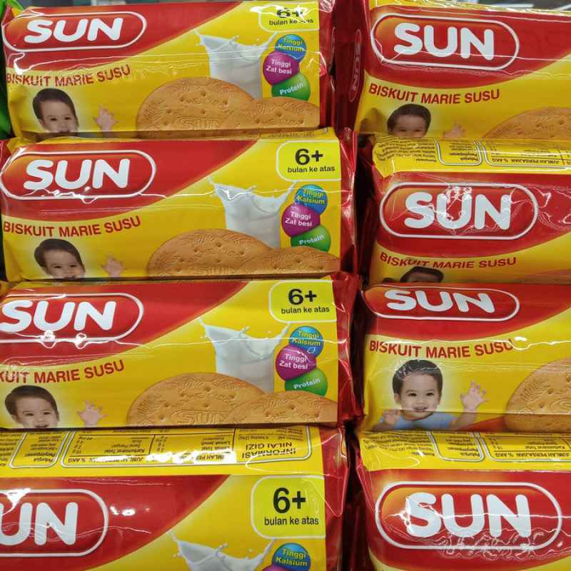 Jual Sun Biskuit Marie Susu 6 To 24 Bulan Snack Bayi [150 G] Di Seller ...